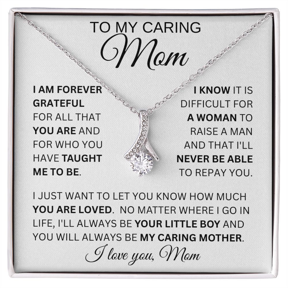 To My Caring Mom | Alluring Beauty Necklace – Gift It Nice